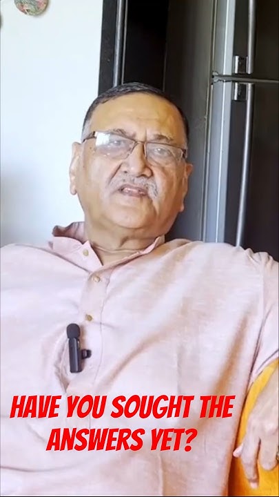 Have you sought answers to the two questions that define our very existence? - YouTube