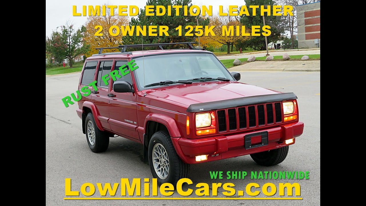 Rust free 1998 Jeep Cherokee Limited Edition 11/2023 - YouTube