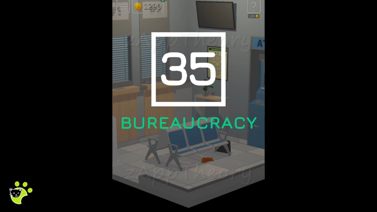50 Tiny Room Escape 35 Bureaucracy (3/3 Cards) Full Walkthrough (Kiary ...