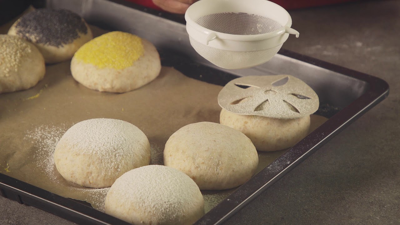 Baking a Difference: Dusting buns with flour - YouTube