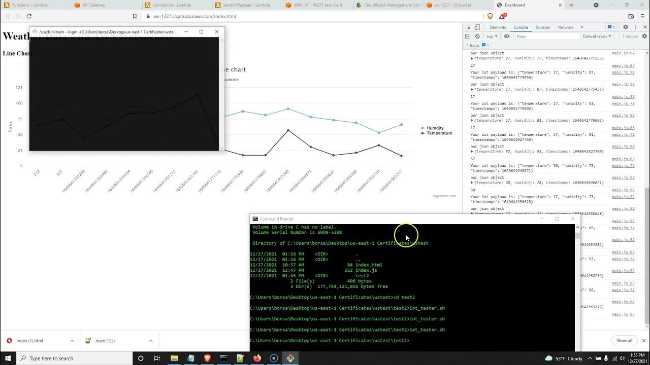07 - AWS Serverless IoT: An Asynchronous IoT Dashboard with WebSockets - Beginner - YouTube