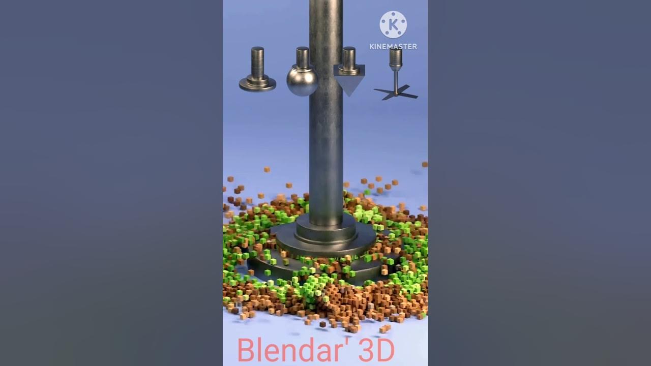 Blendar' 3D satisfying minecraft block #3d #3dblender #minecraft - YouTube