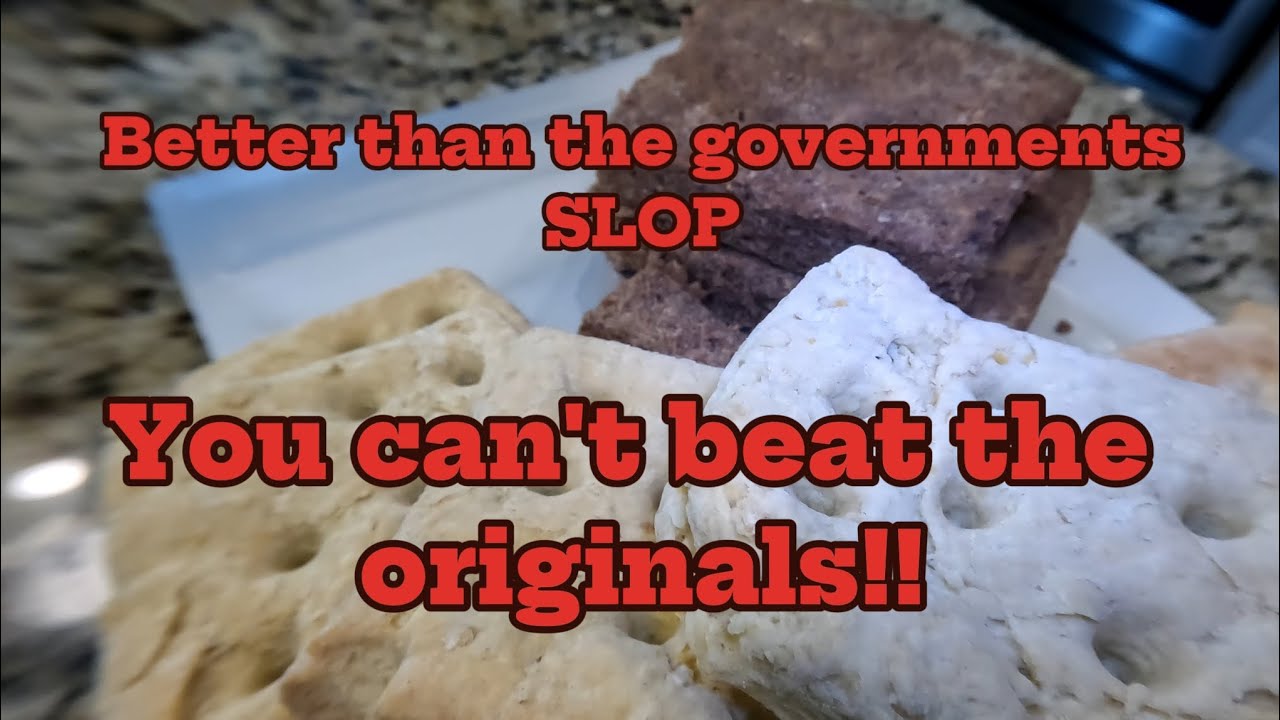 The Best Homemade MRE Recipe: Pemmican & Hardtack vs Military MRE - YouTube