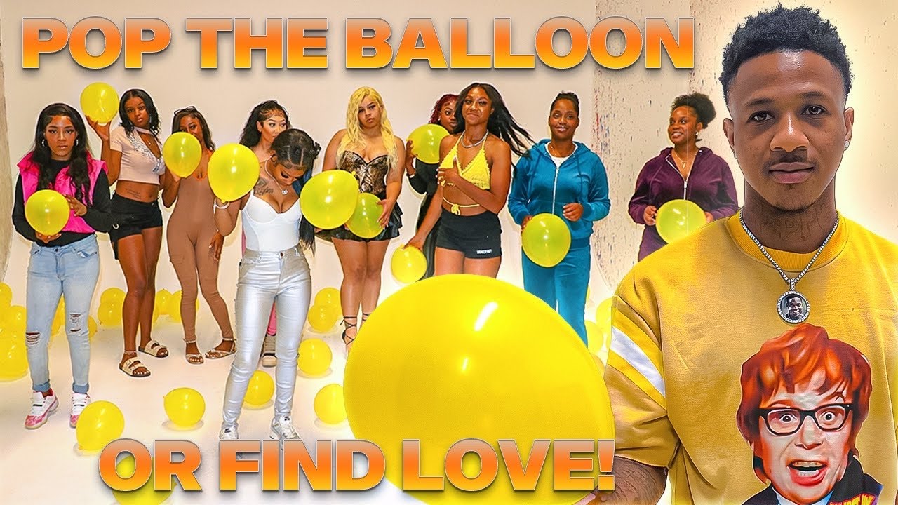 Pop The Balloon Or Find Love! | Girls Edition😱 - YouTube