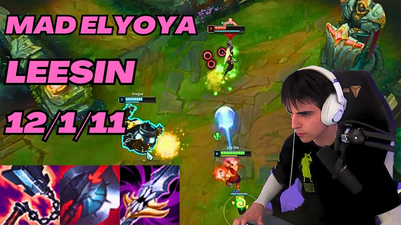 MAD ELYOYA PLAYS LEESIN VS GRAVES JUNGLE |EUW CHALLENGER PATCH 13.10| [Full Gameplay] - YouTube