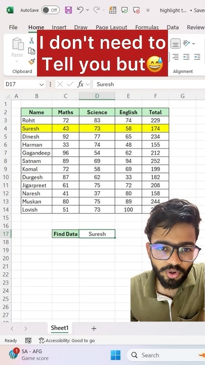 Don T Highlight Manually In Excel‼️instead Use Amazing Trick Exceltips Exceltricks Shorts