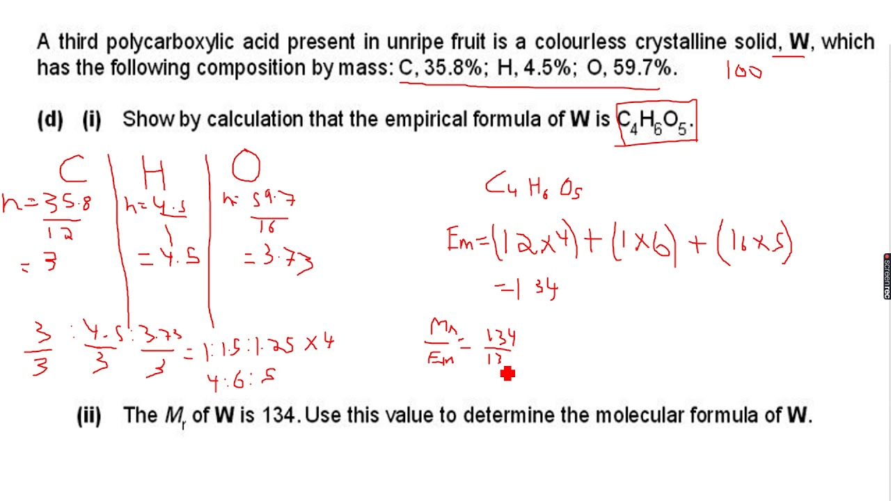 AS Level Chemistry Moles And Equations Part 18 YouTube as-level-chemistry-moles-and-equations-part-18-youtube