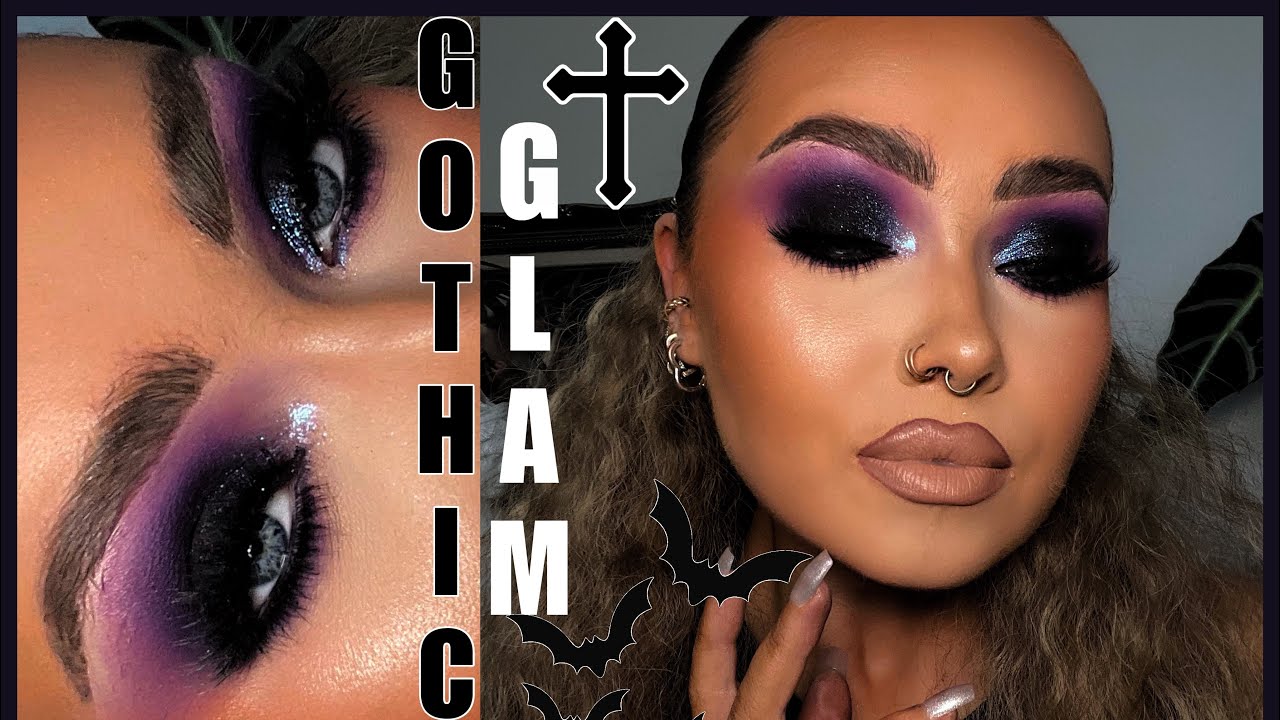 HALLOWEEN….? But make it GLAM 🖤 | Gothic Glam Tutorial - YouTube