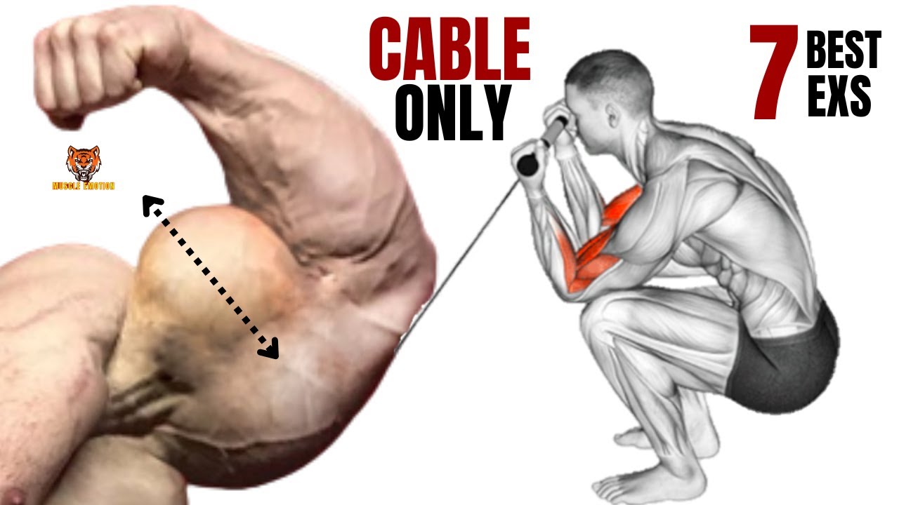 7 BEST BICEPS WORKOUT WITH CABLE ONLY AT GYM - YouTube