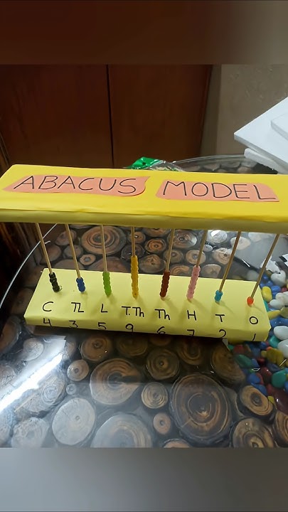 DIY Abacus Model | Easy Math Learning Craft at Home #shorts #diy - YouTube