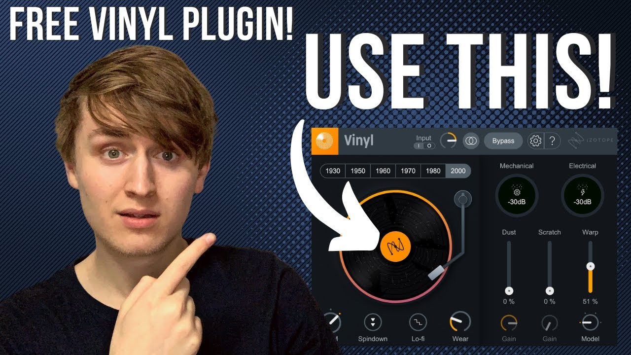 FINALLY! A FREE Vinyl Plug-in Every Produced Must Have ! [iZotope Vinyl ...
