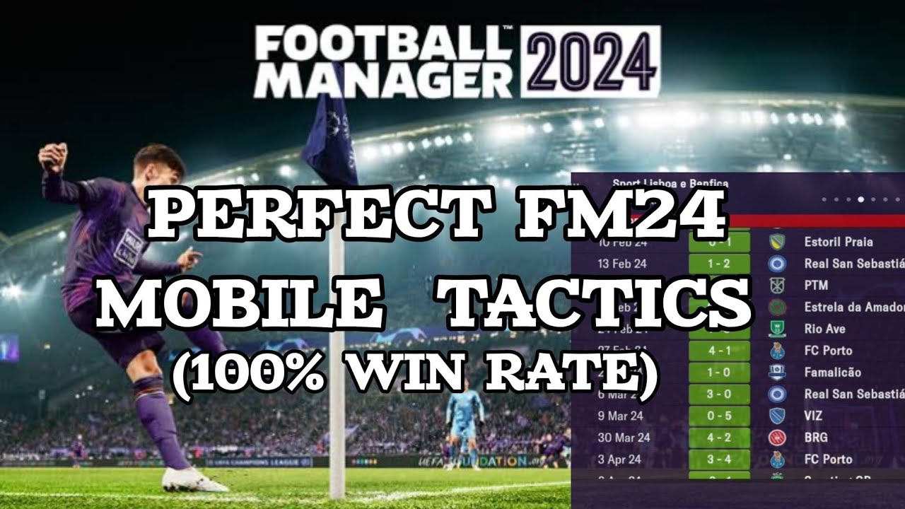 PERFECT FM24 MOBILE TACTICS (100% WIN RATE/ NO LOSSES) - YouTube