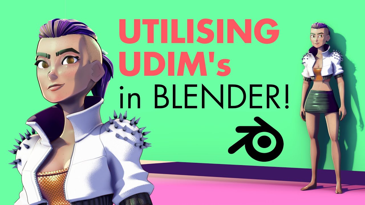 Utilising UDIM's in Blender! - YouTube