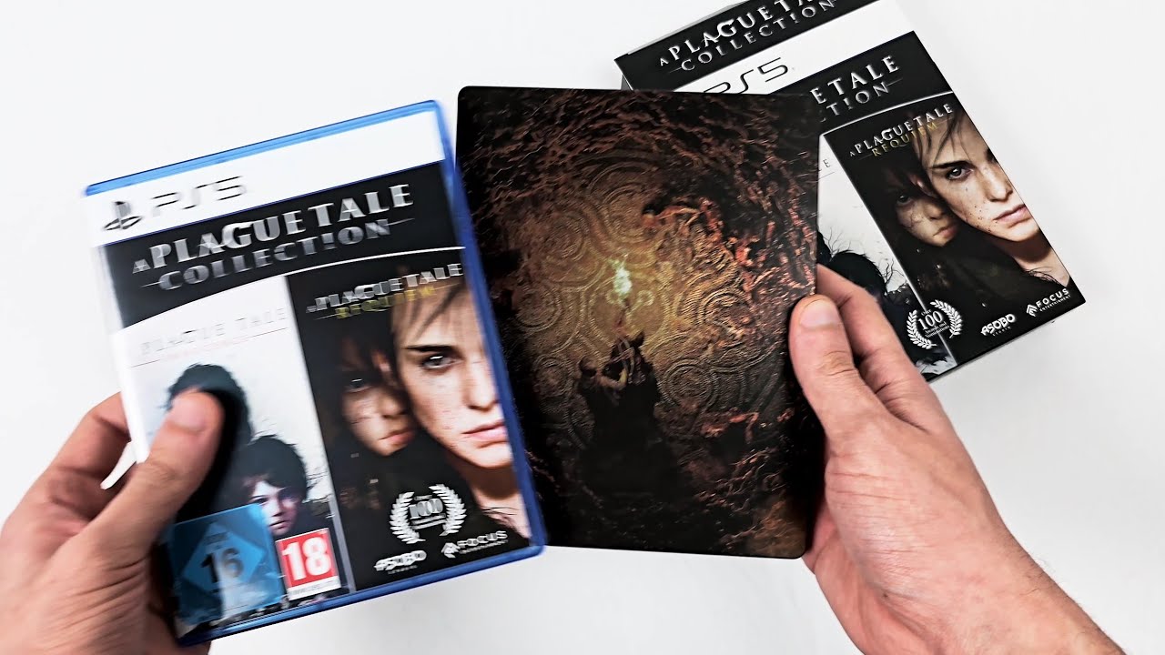PS5 A Plague Tale Collection + Steelbook Unboxing Review - YouTube