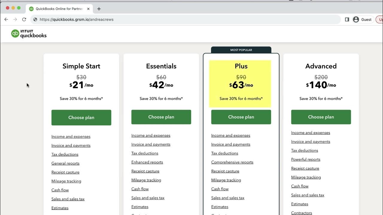 Reports in QuickBooks Subscription Levels - YouTube