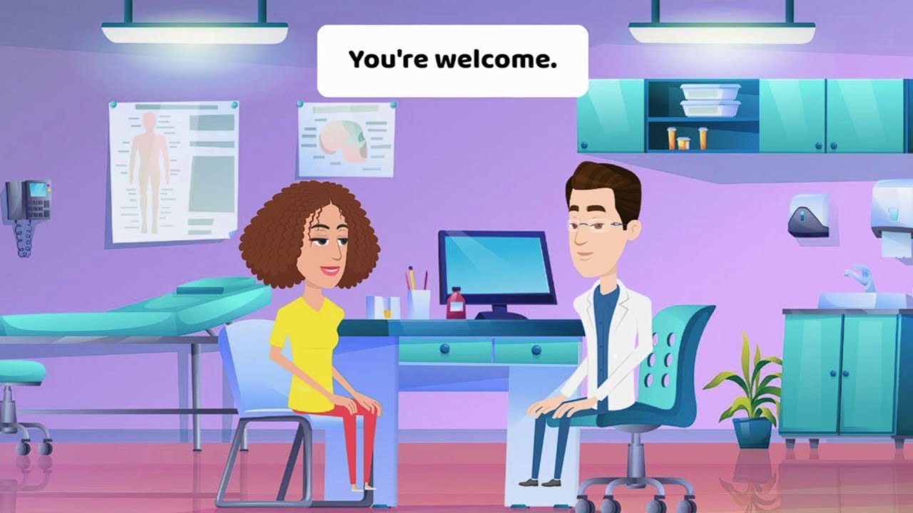 Conversation between Doctor and Patient | at the hospital | Dialogue ...