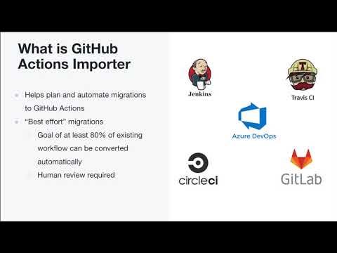 Jenkins migrations powered by GitHub Actions Importer - YouTube