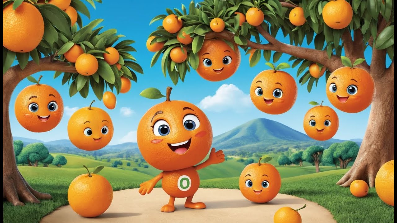 O for Orange 🍊 | Catchy ABC Rhymes 🎶 | Fun Phonics for Kids 🌟 - YouTube