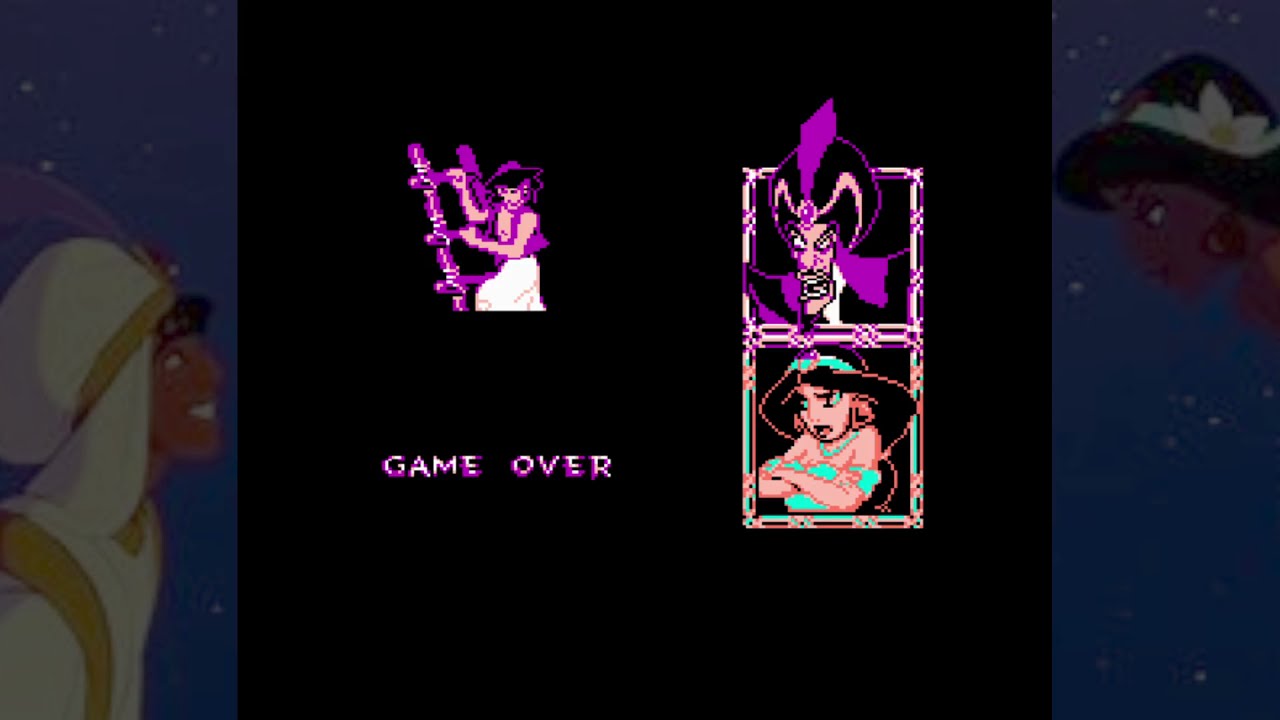 Disney's Aladdin - Game Over (NES) - YouTube