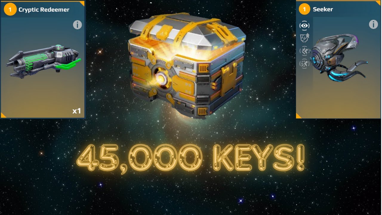 Doing a massive 45,000 key opening in War Robots! - YouTube