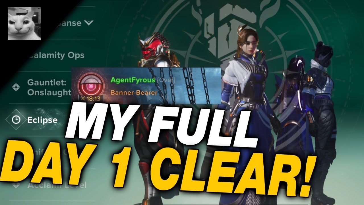 The Full Day 1 Clear of Monolith's Fall Eclipse in Destiny Rising - YouTube