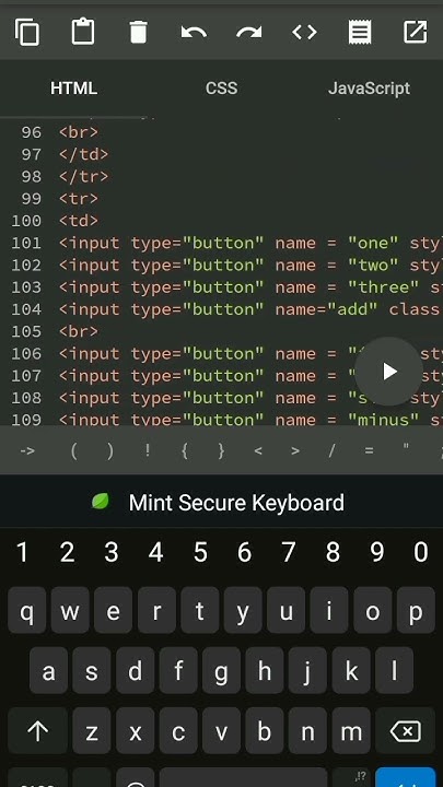 A Code Of Calculator By Html And Csscoders Coding Codewithmohit Shortsfeed Youtube 