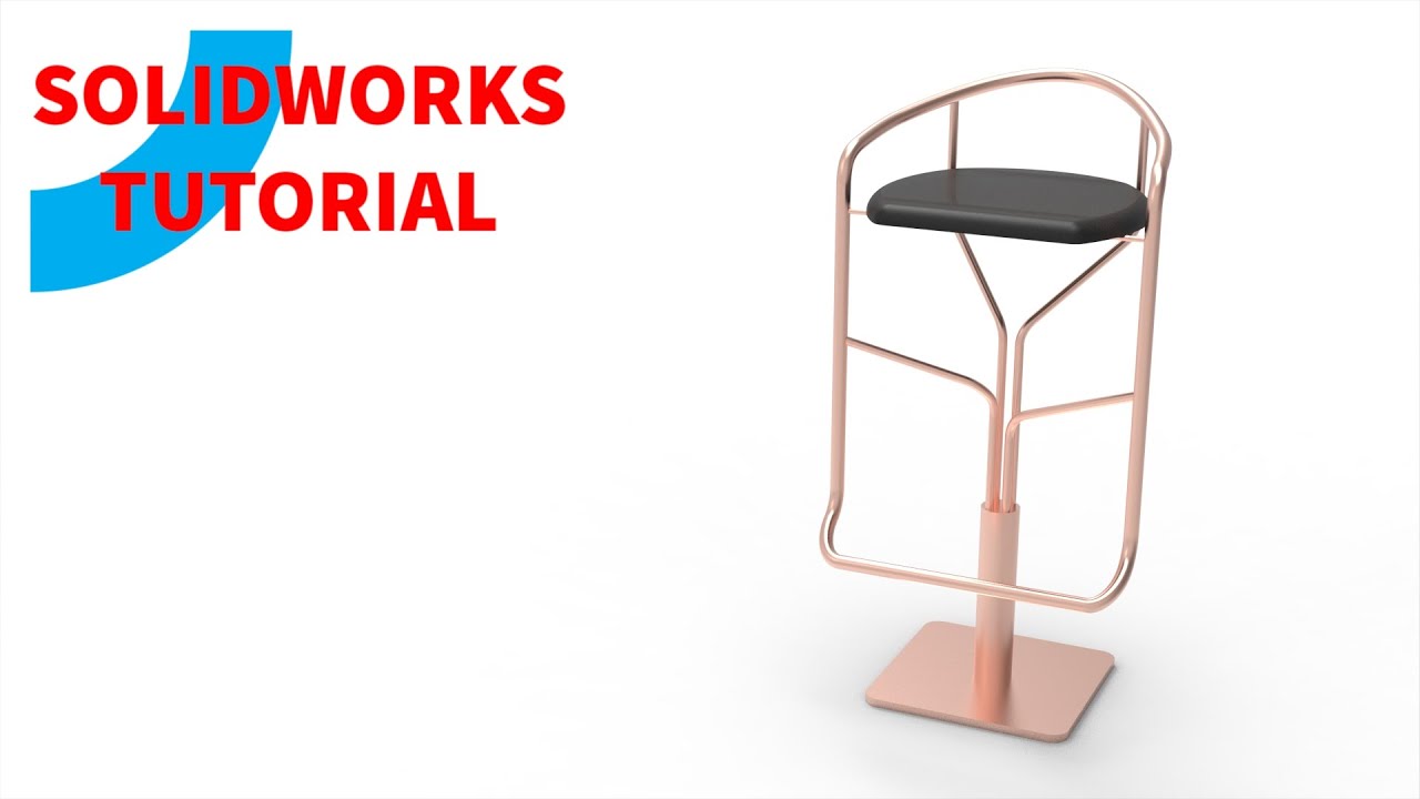 「DESIGN 422」 Stool 2 | Solidworks tutorial - YouTube