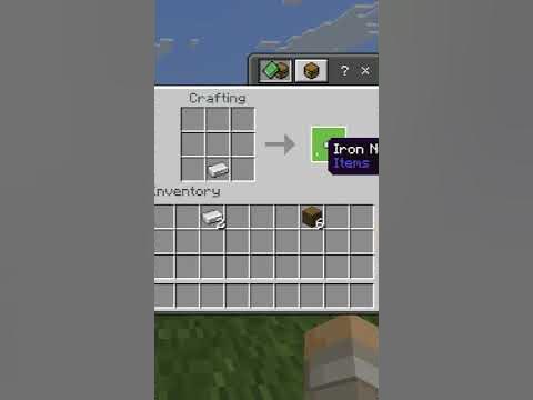 How To Make Spruce Hanging Signs In Minecraft #Shorts - YouTube