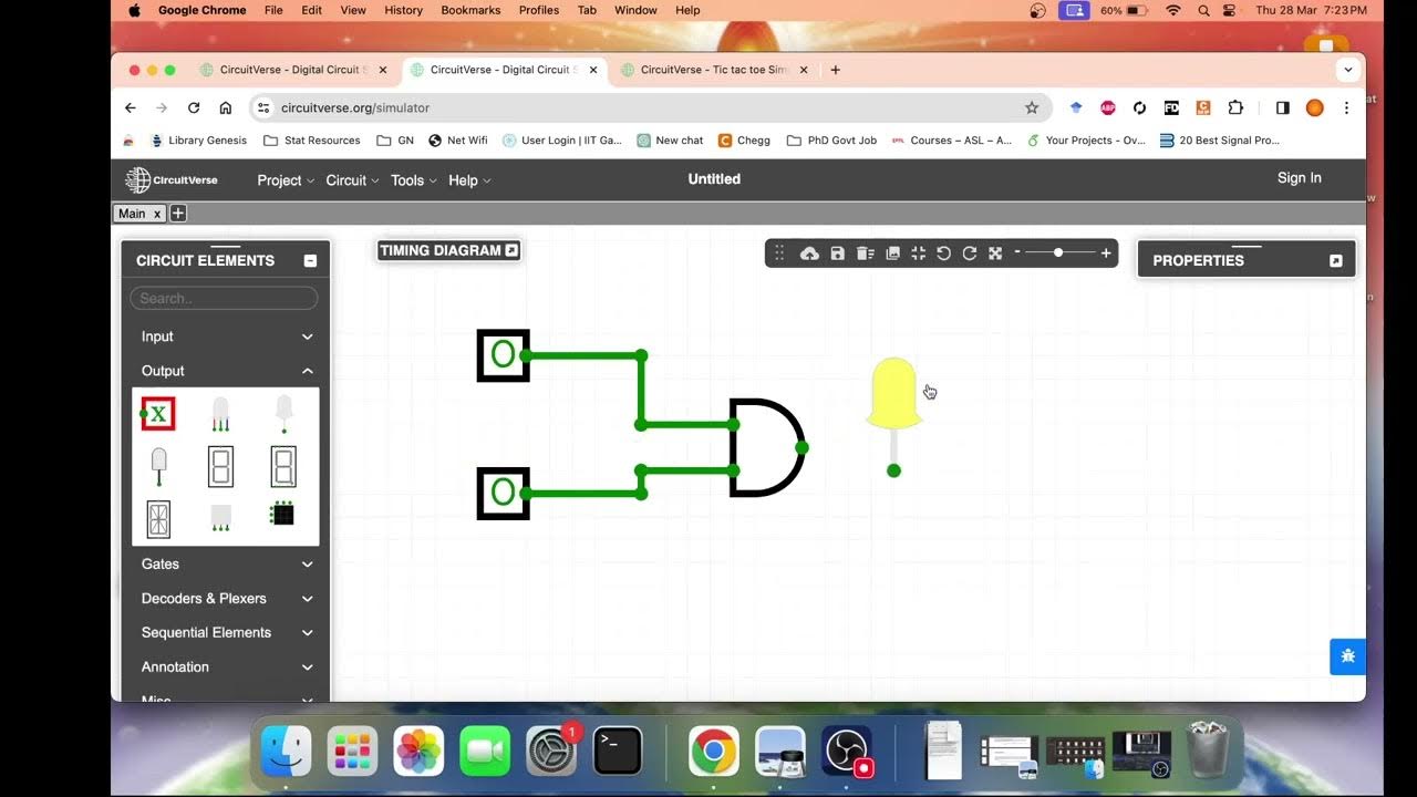 CircuitVerse Basic Simulation-1 - YouTube
