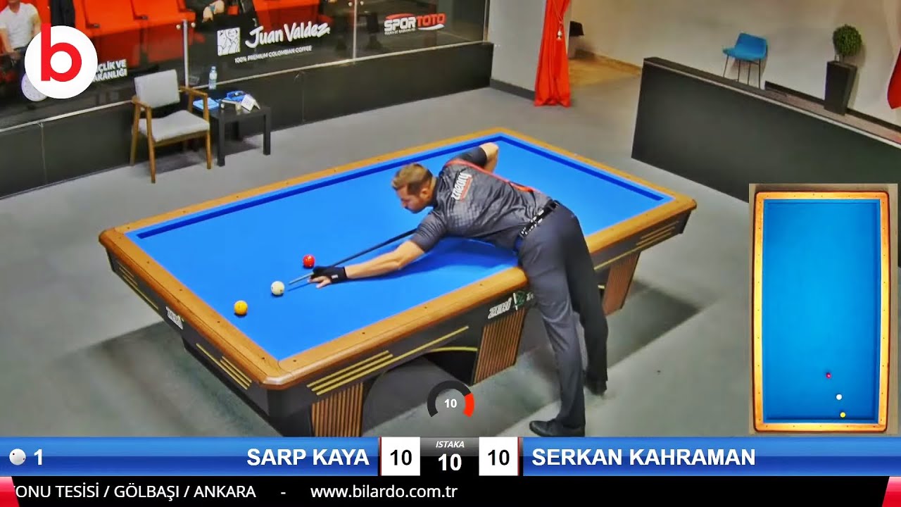 SARP KAYA vs SERKAN KAHRAMAN | 3 Cushion Billiards Championship STAGE 2 -A- 2024 ANKARA #당구 ...