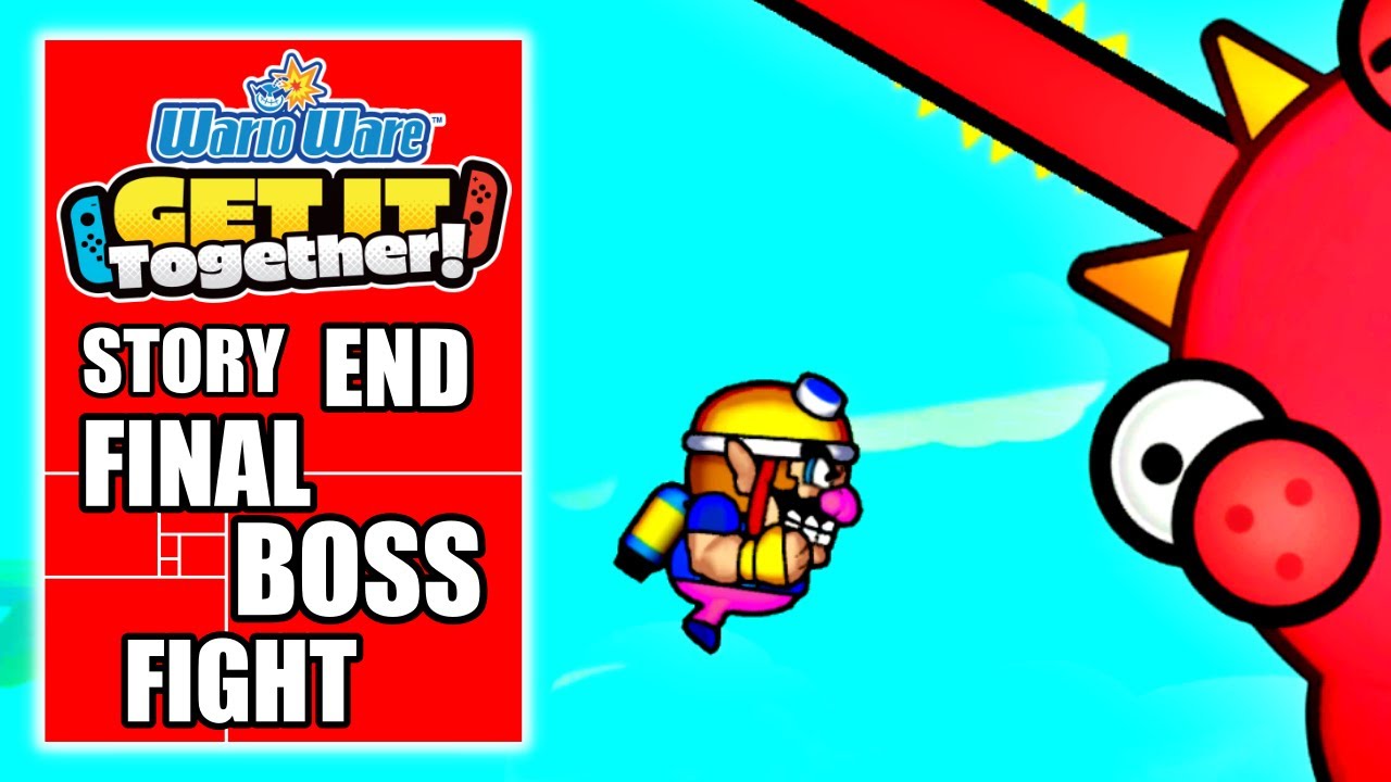 WarioWare Get it Together - Showdown - Defeat Final End Boss Fight ...