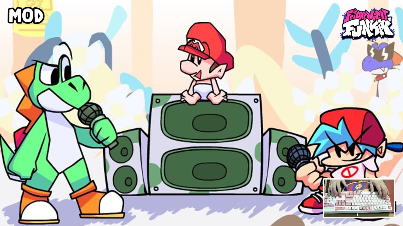 VS YOSHI FULL WEEK hard. Friday Night Funkin. FNF mod showcase. - YouTube