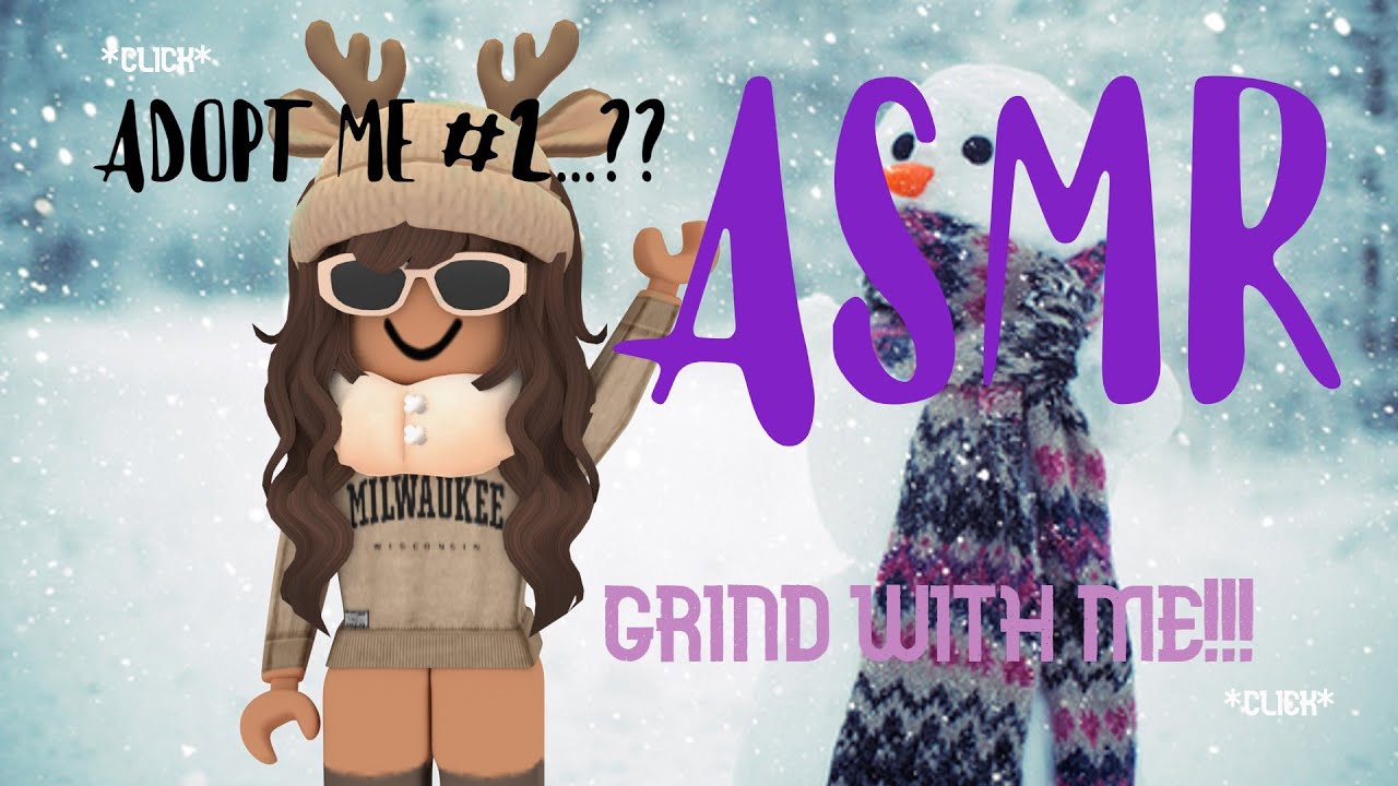 ~~KEYBOARD ASMR..~~ GRIND WITH ME IN ADOPT ME'S CHRISTMAS UPDATE!! (pt ...