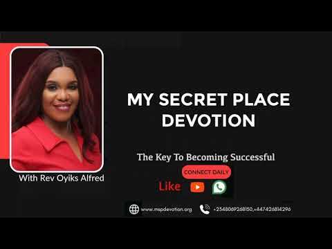The Key To Becoming Successful - Rev Oyiks Alfred - YouTube