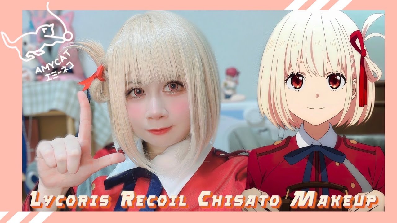 Lycoris Recoil Chisato Cosplay Makeup | AmyCat ♡ - YouTube