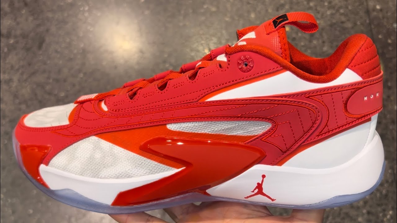 Jordan Luka 2 TB University Red Basketball Shoes - YouTube
