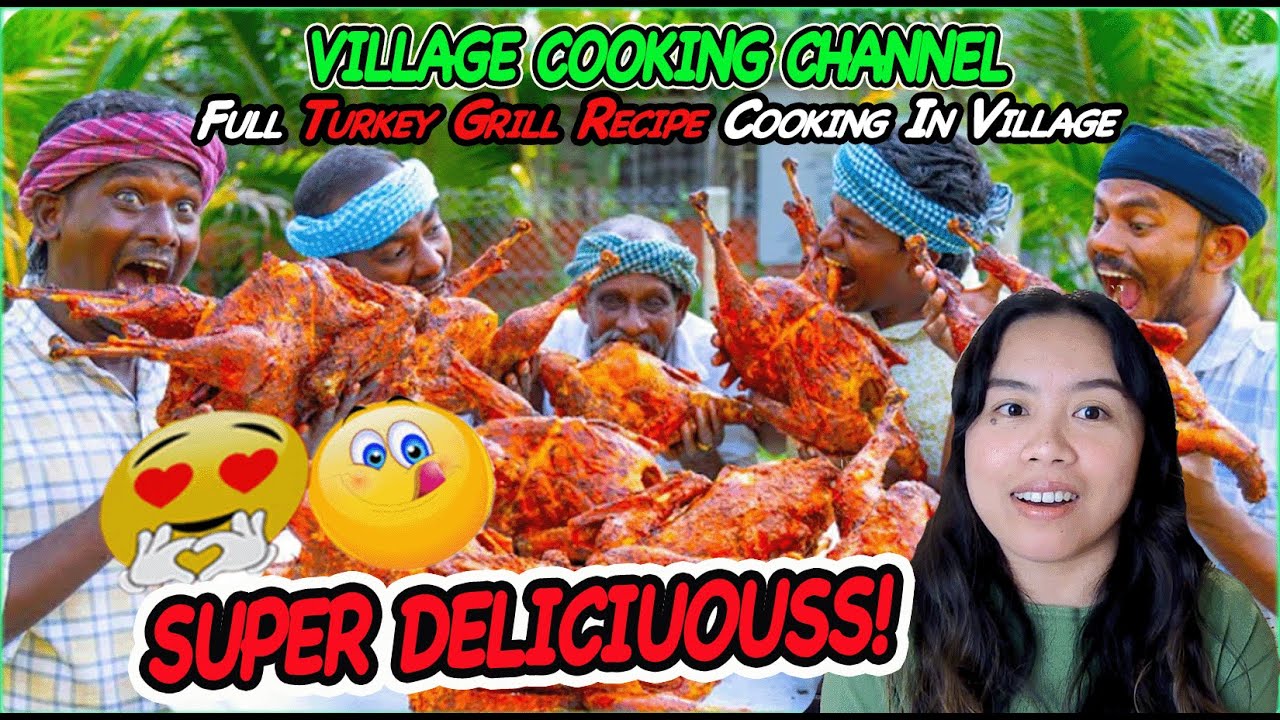TURKEY GRILL | Full Turkey Grill Recipe Cooking In Village | Grilled ...