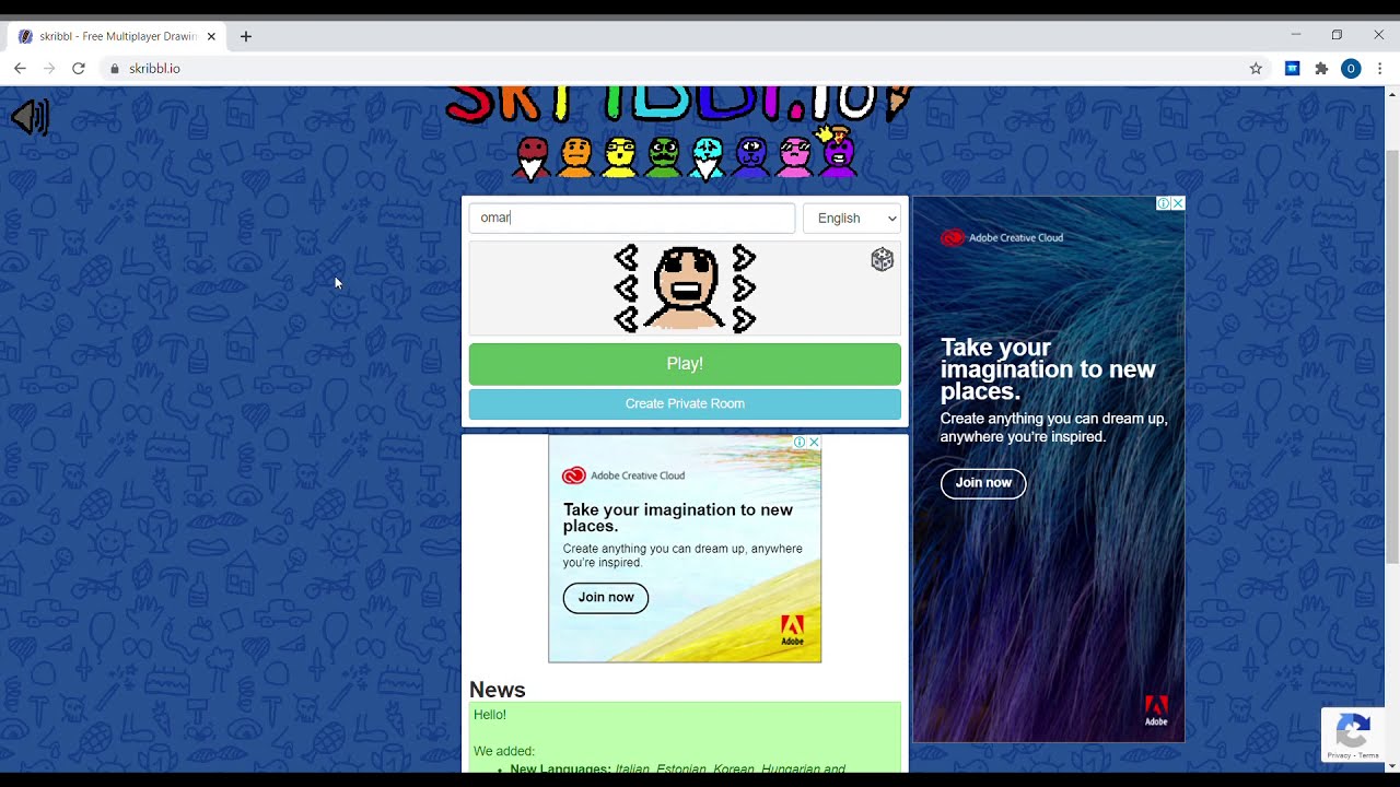 skribbl Free Multiplayer Drawing & Guessing Game Google Chrome 2021 01 ...