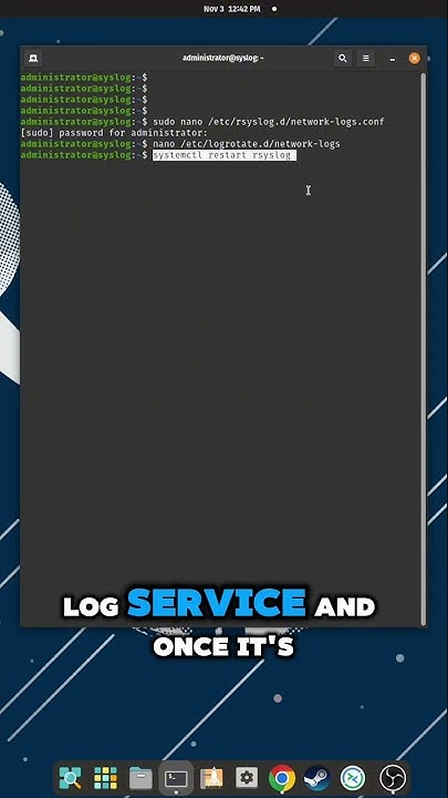 How to setup a basic syslog server in ubuntu #TechTips #HomeLab - YouTube