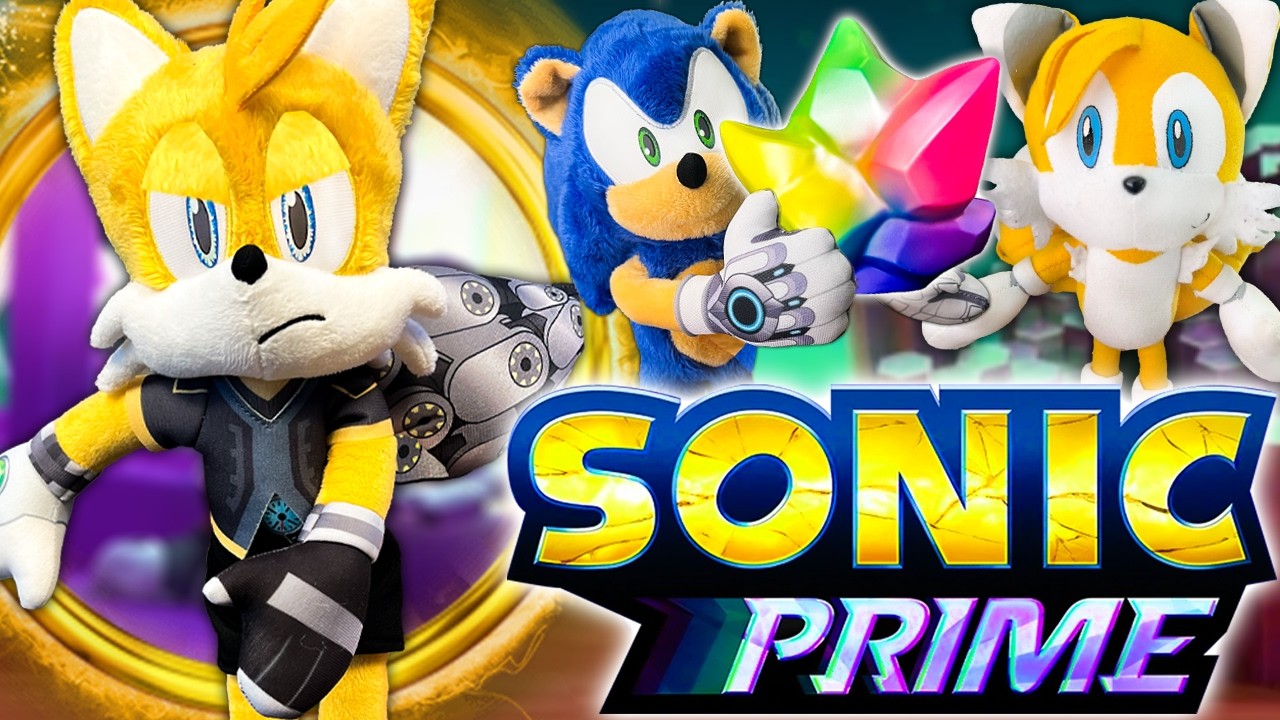 SuperSonicBlake: Sonic Meets TAILS NINE! (Sonic Prime Plush) - YouTube