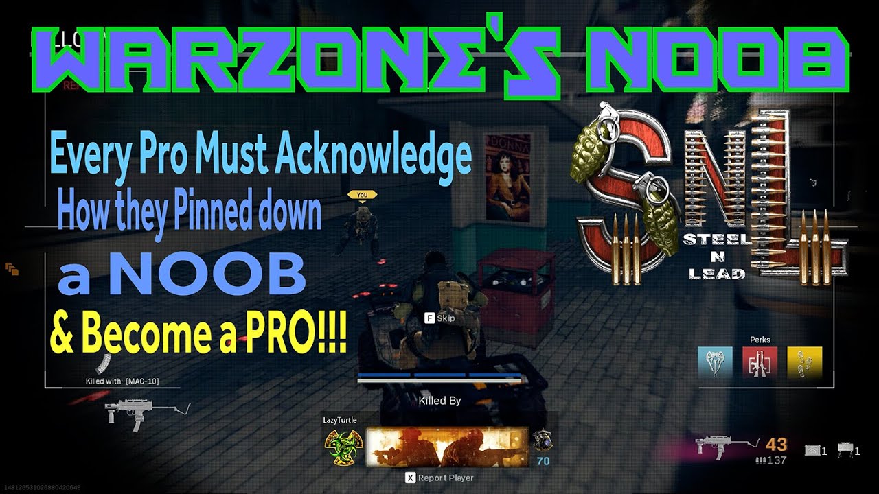 WARZONE's NOOB Every PRO MUST Acknowledge How they Pinned a NOOB ...