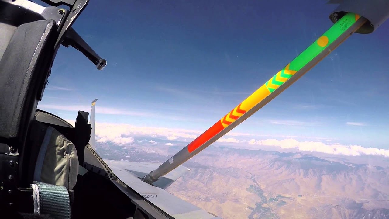 NASAs F-15 takes a pit stop to fuel up at the gas station in the sky ...