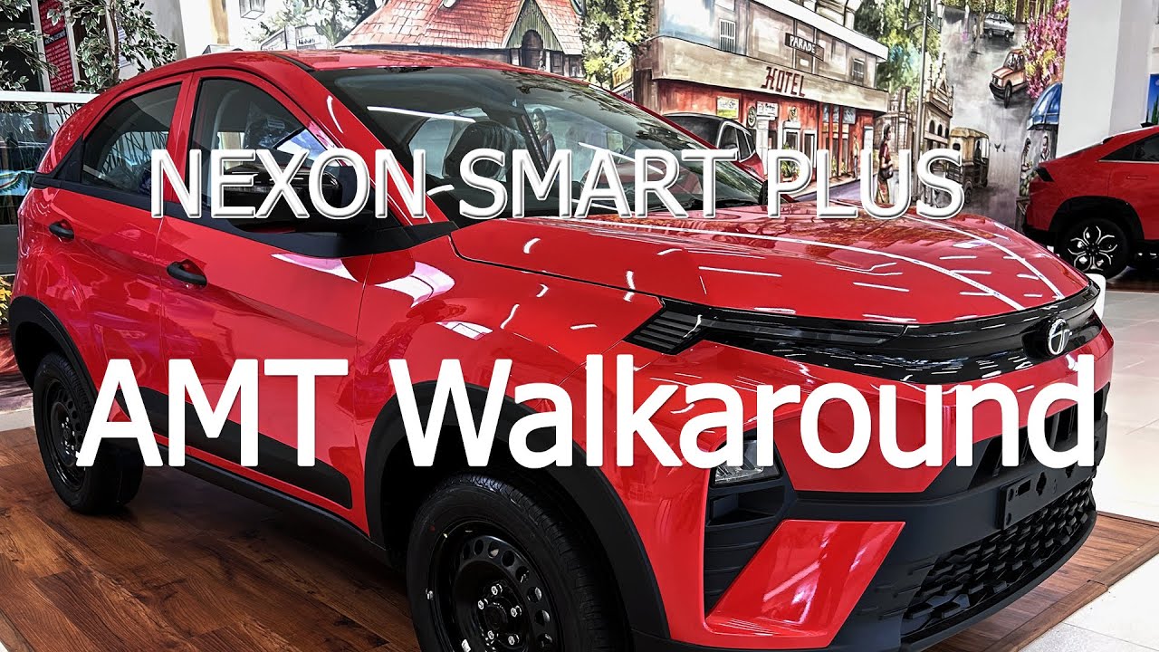 Nexon Smart Plus AMT Walkaround | Telugu | Nexon Red | Value for Money ...