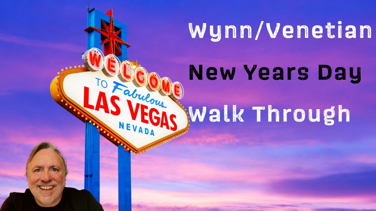 New Years Day Walk Tour Wynn and Venetian Casino and Hotel Las Vegas ...