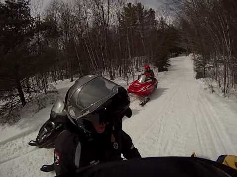 Maine Warden Service Snowmobile Check - YouTube