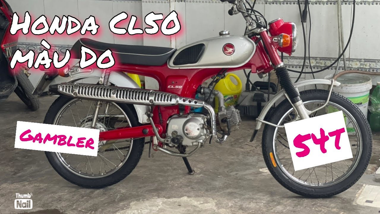 honda CL50 màu đỏ (xe đã bán) - YouTube