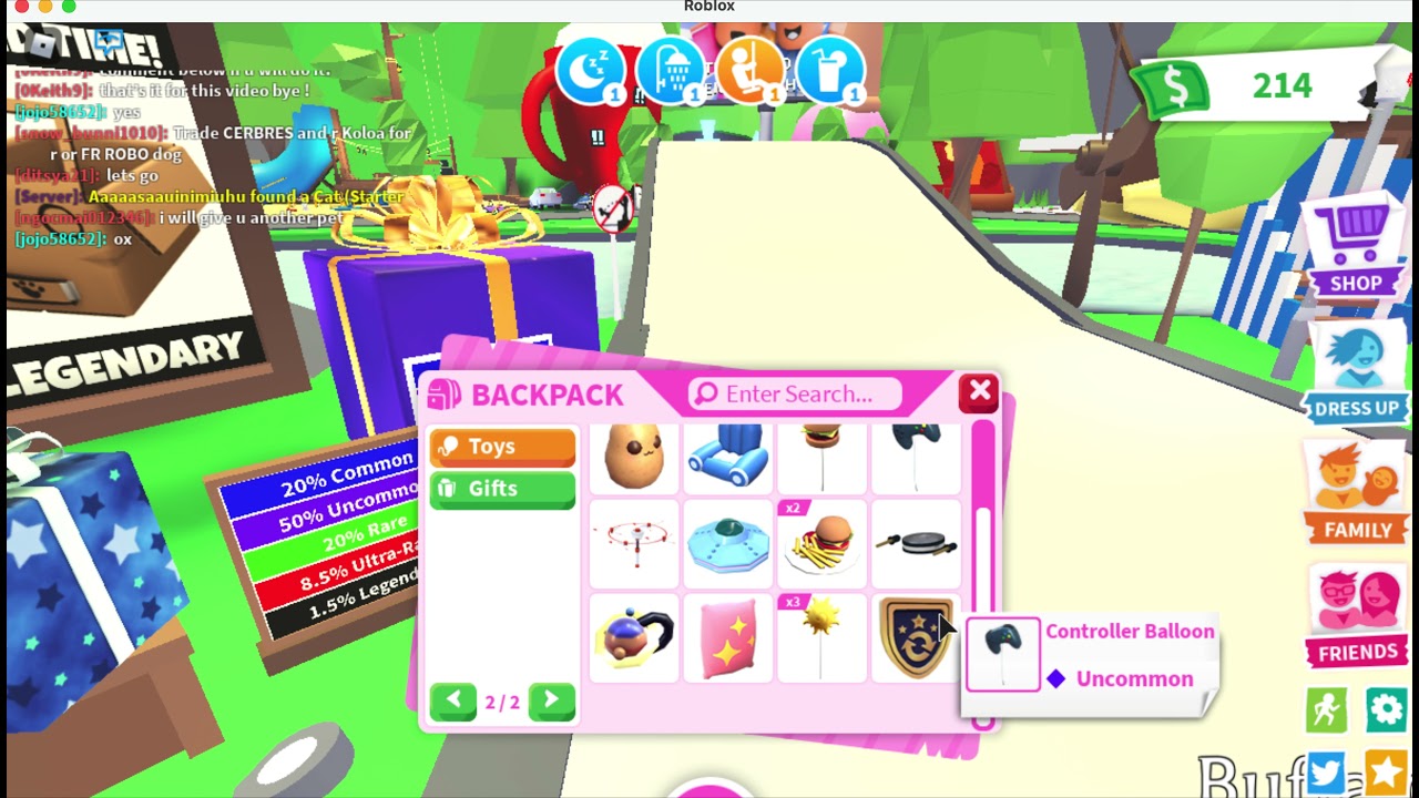 Adopt me inv tour - YouTube