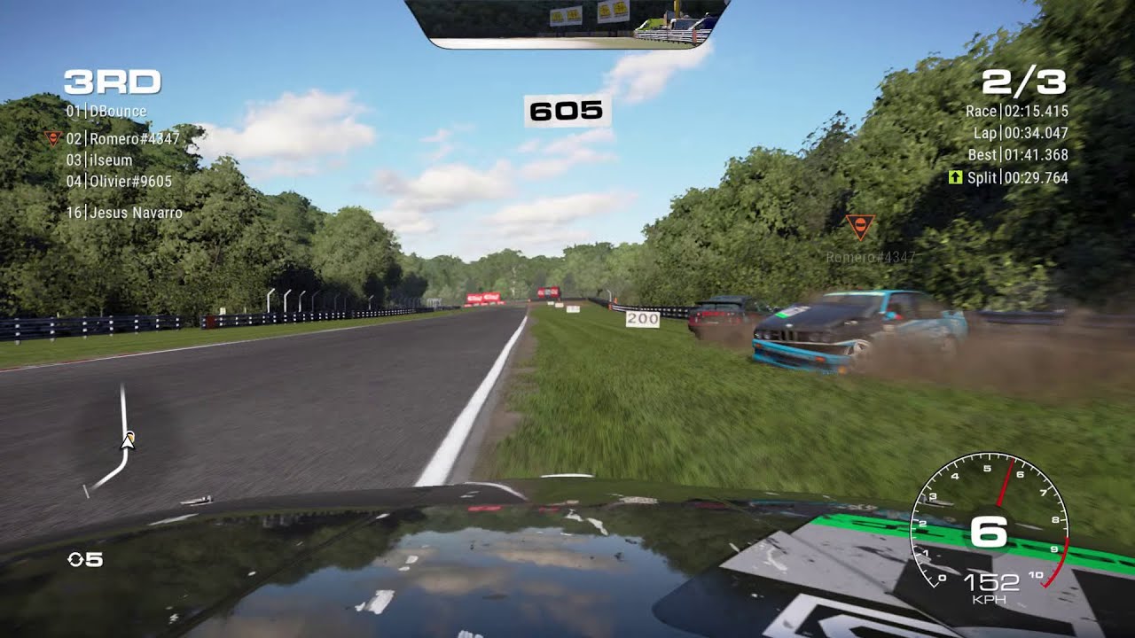 From third to first place due to crash | GRID Multiplayer on Stadia ...