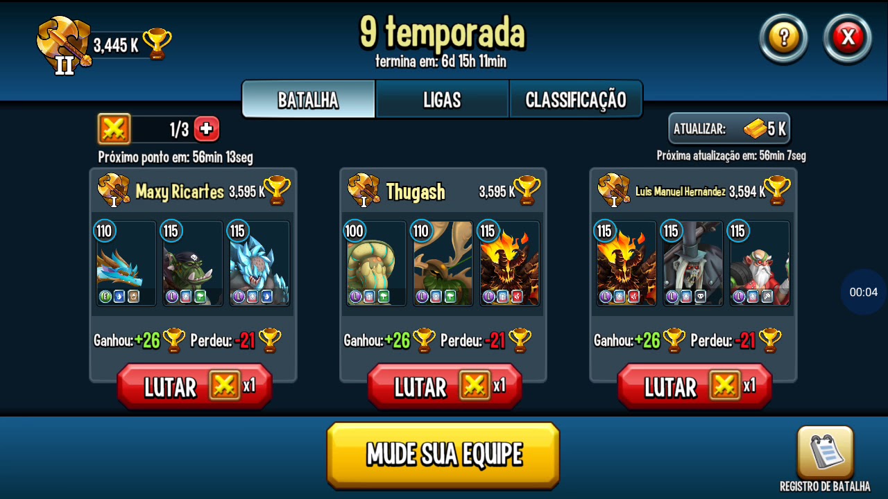 Monster legends - Fight Pvp - YouTube