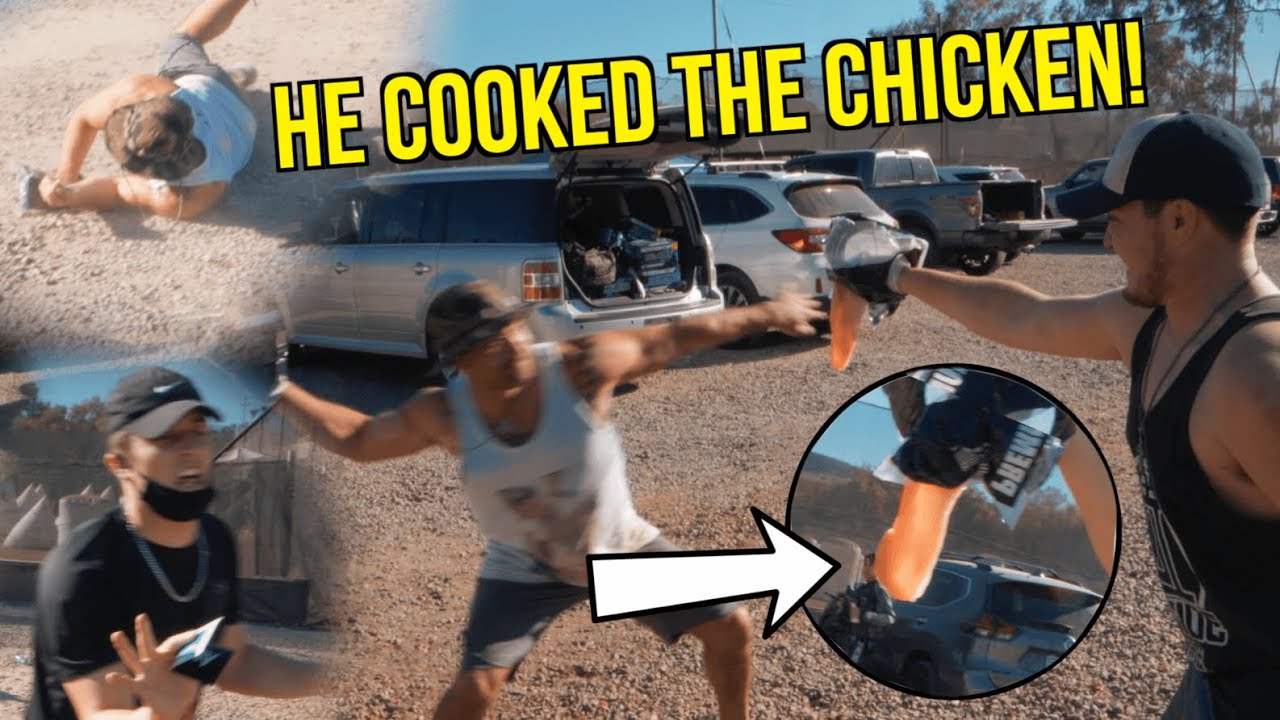 Chrono Chicken Slap // Can we cook the chicken? - YouTube